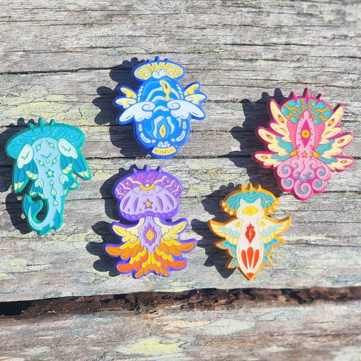 Sea Angels Series 1 | Biblically Accurate Sea Angel Soft Enamel Glitte ...